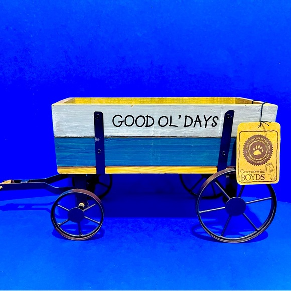 Boyd'S Bears | Accents | New Boyds Bears Good Ol Days Wooden Wagon W ...